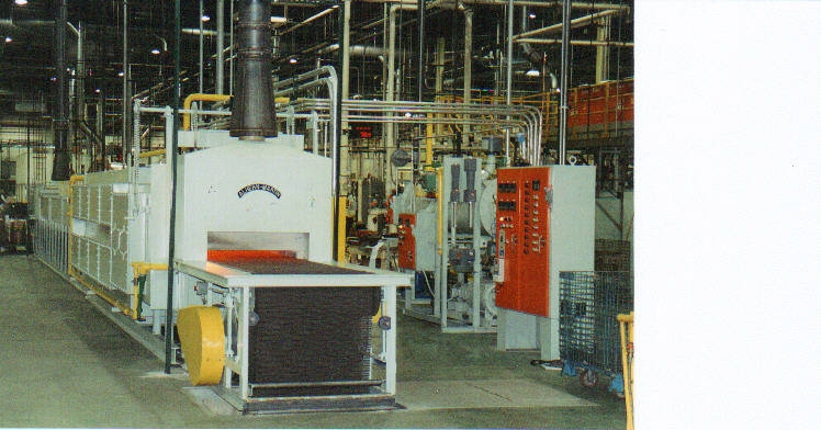 Alhern-Martin 12 Inch Wide Hydrogen Pusher Furnace