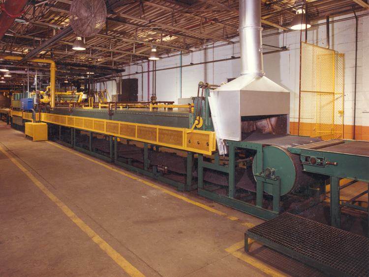 Alhern-Martin 54 inch Roller Hearth Copper Brazing Furnace